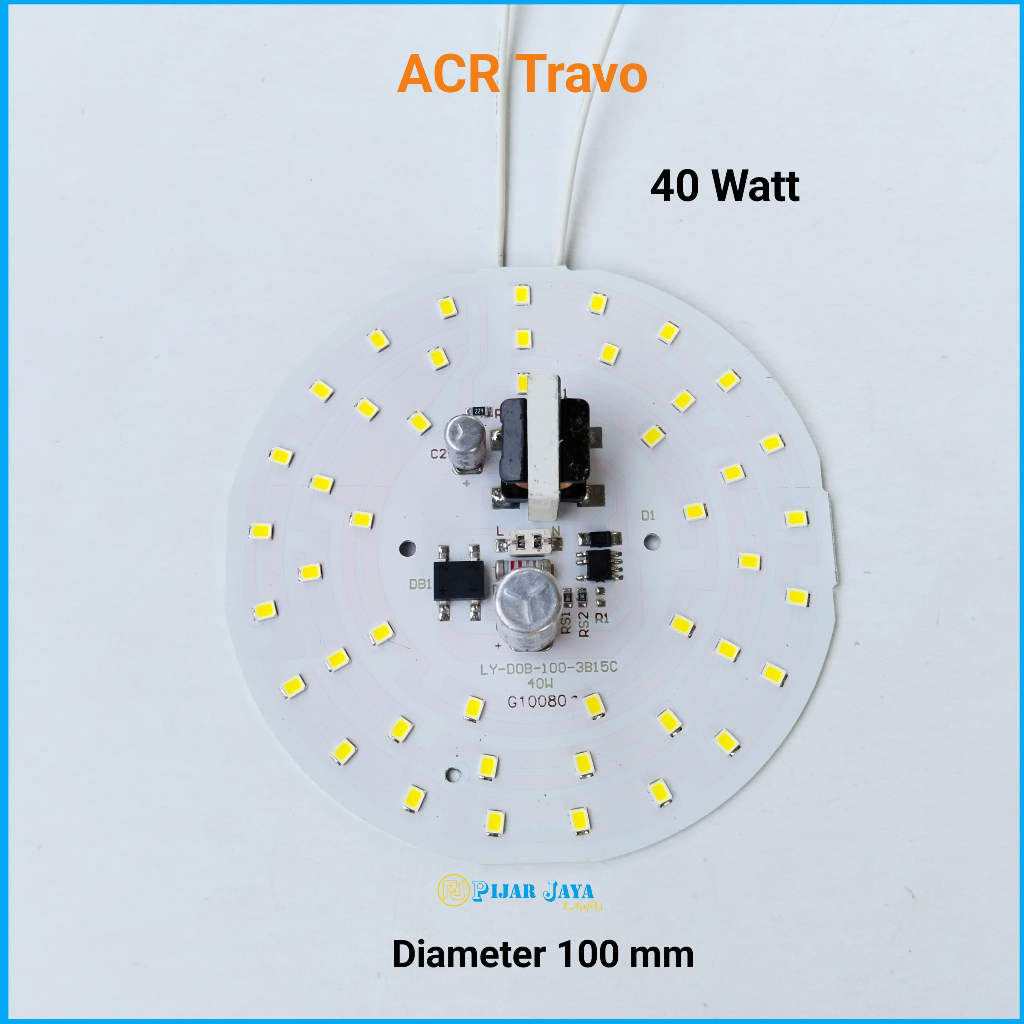 Jual PCB Led AC ACR TRAVO 40 watt Mesin Lampu Led 40W Modul Lampu LED ...