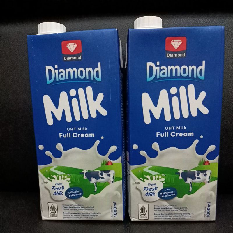 Jual DIAMOND SUSU UHT FULL CREAM 1000 ML | Shopee Indonesia