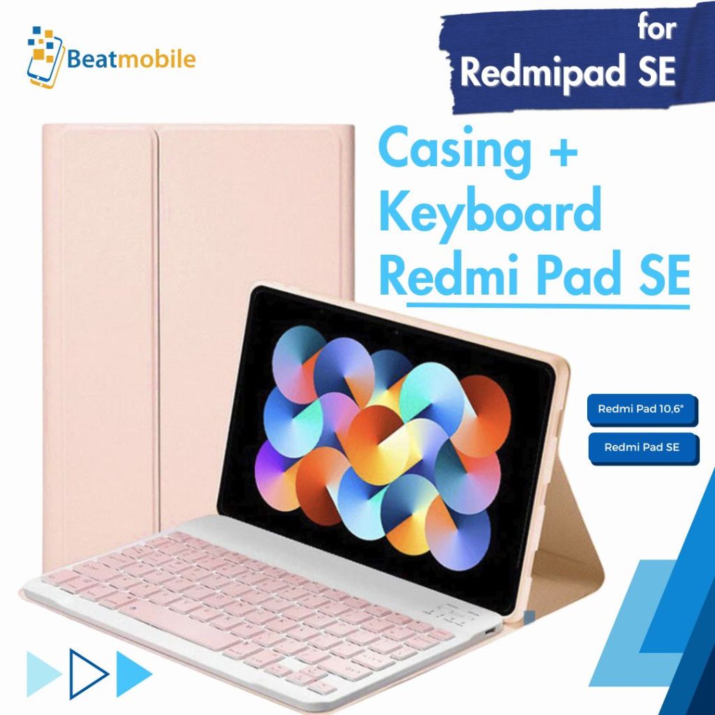 Jual Casing Keyboard Magnetic For Redmi Pad SE Redmi Pad Poco Pad 12.1 ...
