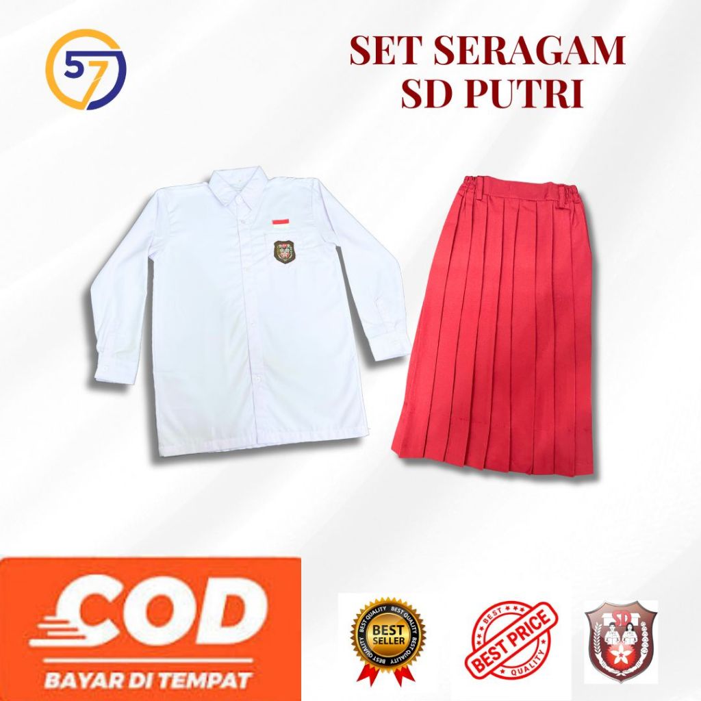 Jual 57 SERAGAM SEKOLAH SD WANITA LENGKAP SERAGAM SEKOLAH SD LENGKAP ...