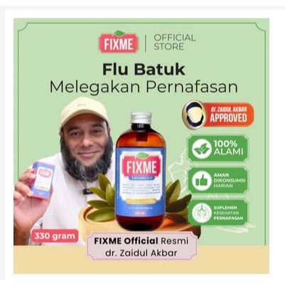 Jual JSR FIXME 330 gr Suplemen pernafasan Dan Imunitas, Stamina ala dr ...