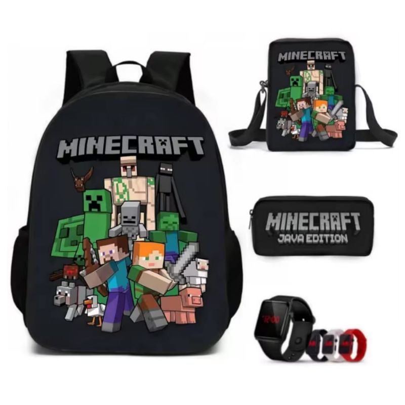 Jual Tas anak Minecraft - tas sekolah SD anak laki-laki - tas cowok ...