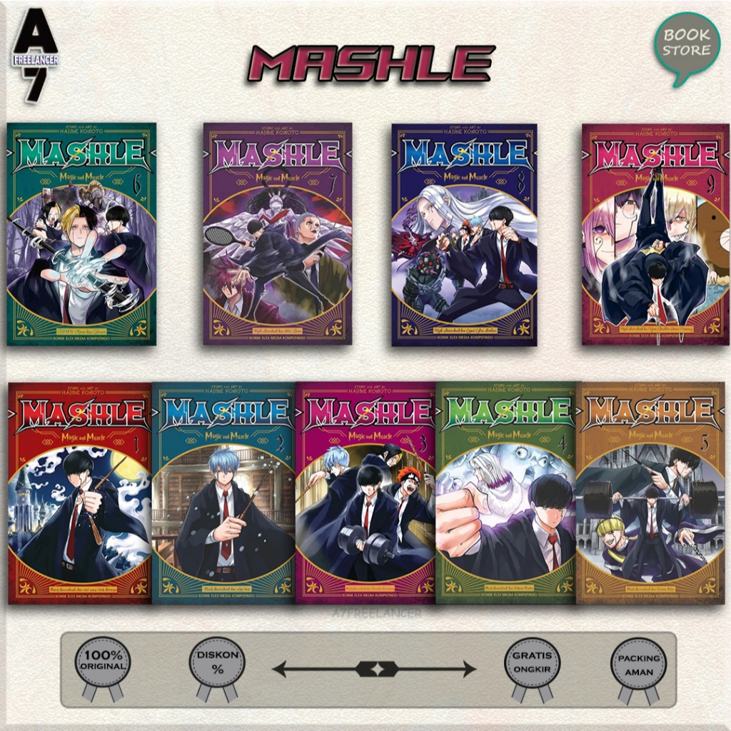 Jual Komik Mashle Vol 1 - 9 | Hajime Komoto | Shopee Indonesia