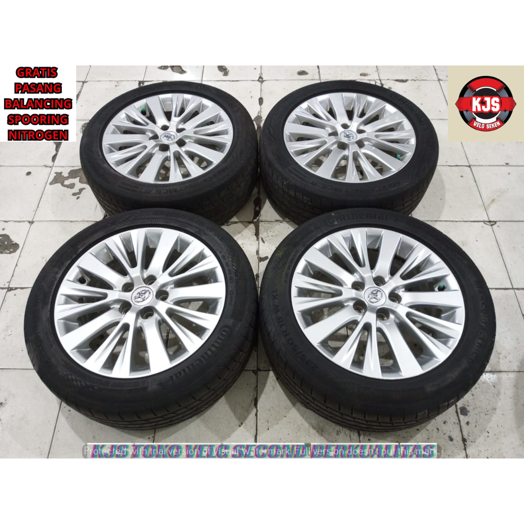 Jual VELG OEM SECOND COPOTAN ALPHARD ORIGINAL RING 18 LEBAR 7.5 RATA ...