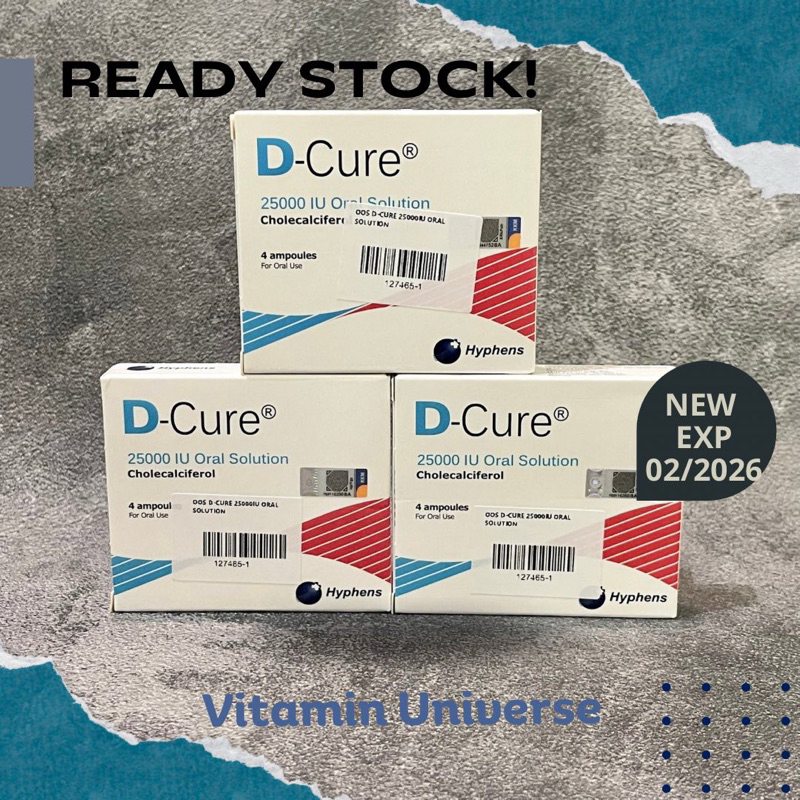 Jual D-Cure 25000iu | Dcure | D Cure | exp 11/2026+ | Ready Stock ...