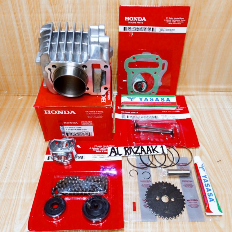 Jual PAKET BLOK SEHER KOMPLIT 6,AITEM HONDA REVO ABSOLUTE BLADE LAMA/NEW, KARBU KWB | Shopee ...
