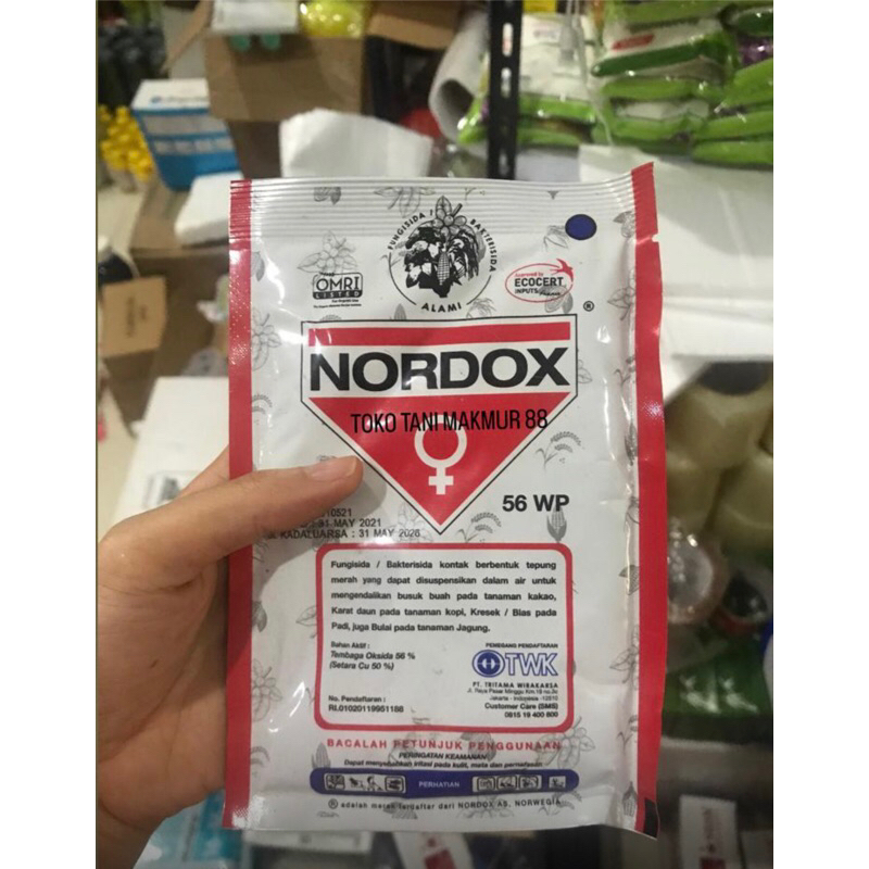 Jual Nordox 56 WP Fungisida dan Bakterisida Alami 100 gr Original ...