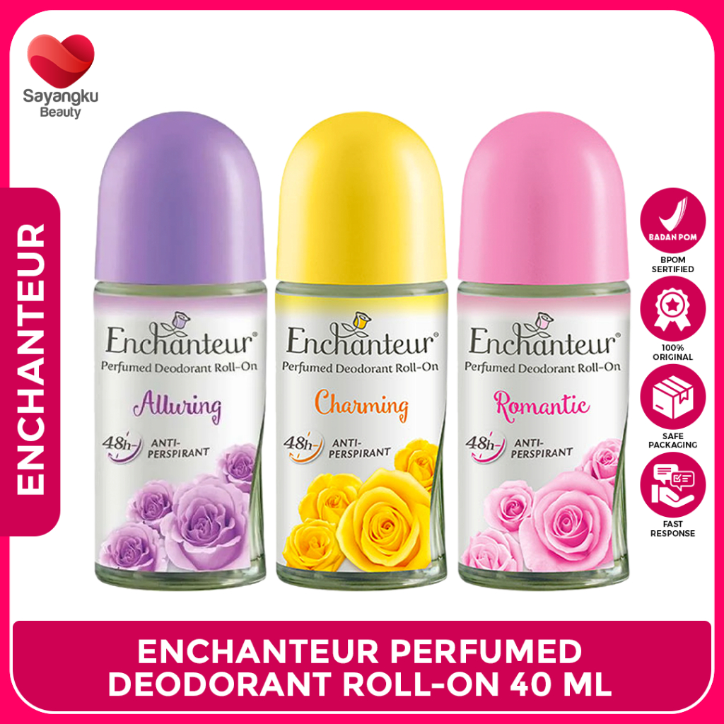 Jual ENCHANTEUR Perfumed Deodorant Roll-On 40ml | Shopee Indonesia