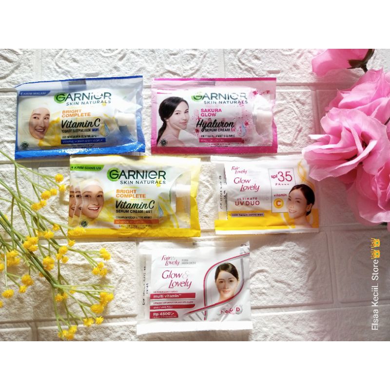Jual Garnier Sachet dan Glow & Lovely Sachet | Shopee Indonesia