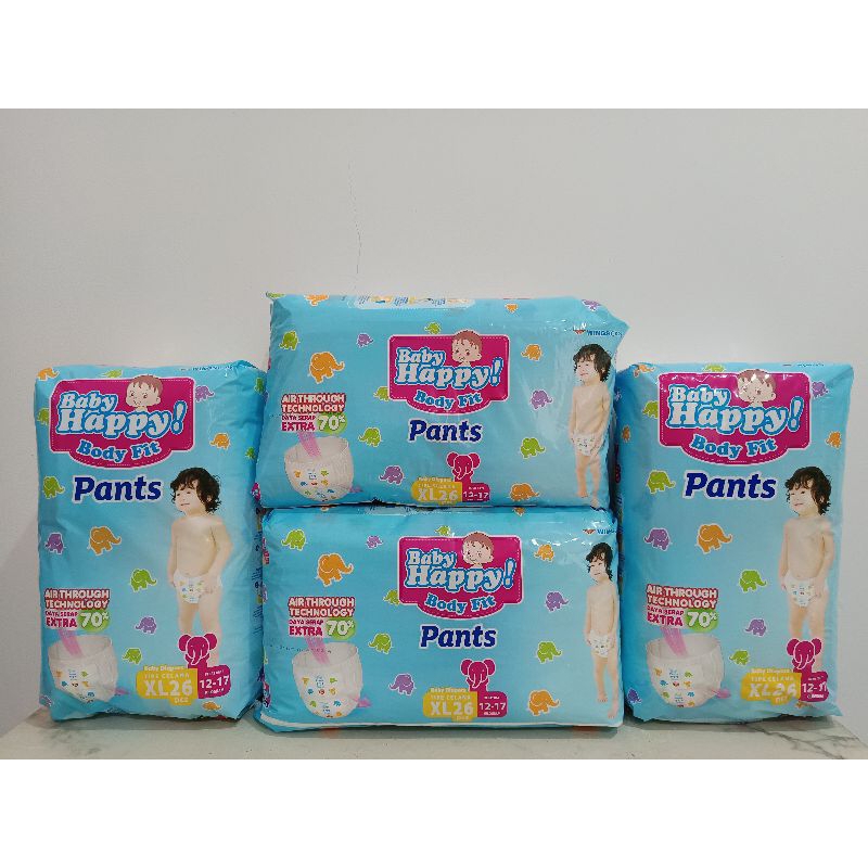 Jual Baby Happy Ukuran XL | PUSAT PAMPERS BERKUALITAS | Shopee Indonesia