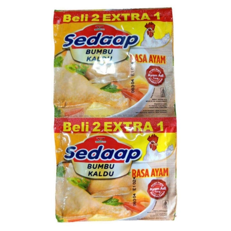 Jual SEDAAP BUMBU KALDU RASA AYAM RENCENG ISI 18 SACHET | Shopee Indonesia