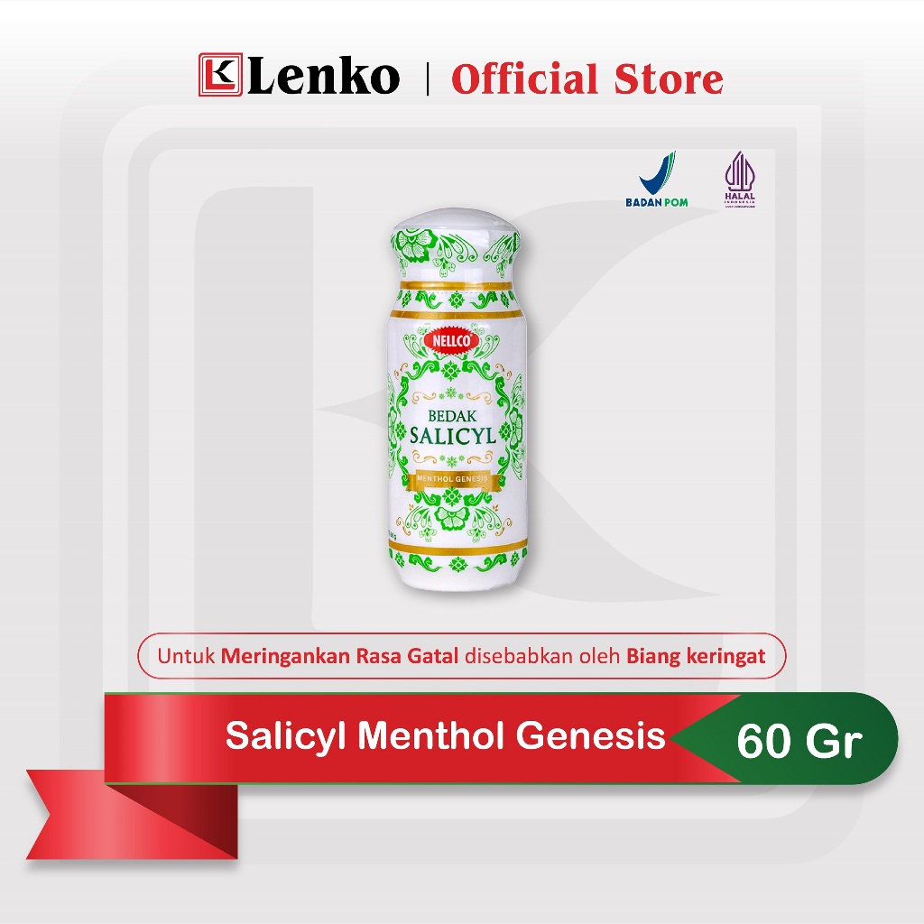 Jual Nellco Bedak Salicyl Genesis (60 gr) | Shopee Indonesia