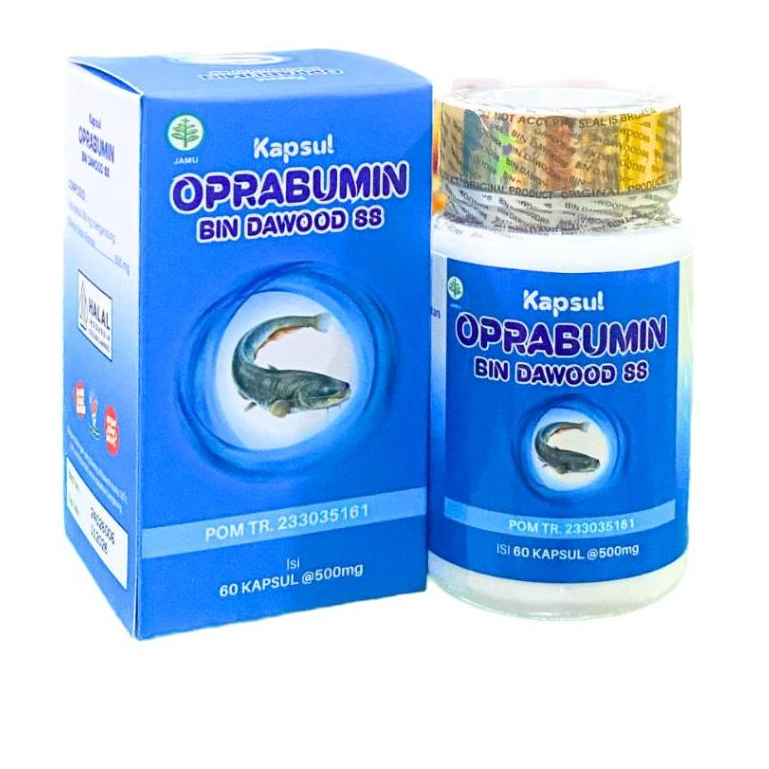Jual OPRABUMIN BIN DAWOOD 60 KAPSUL KAPSUL IKAN GABUS | Shopee Indonesia