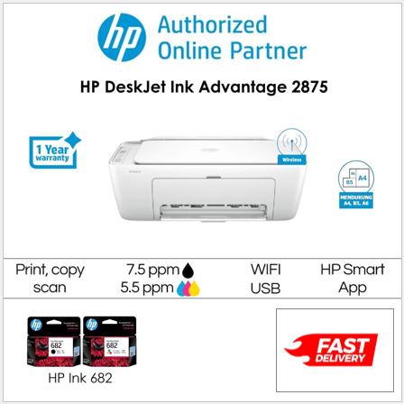 Jual PRINTER HP DESKJET INK ADVANTAGE 2875 | Shopee Indonesia