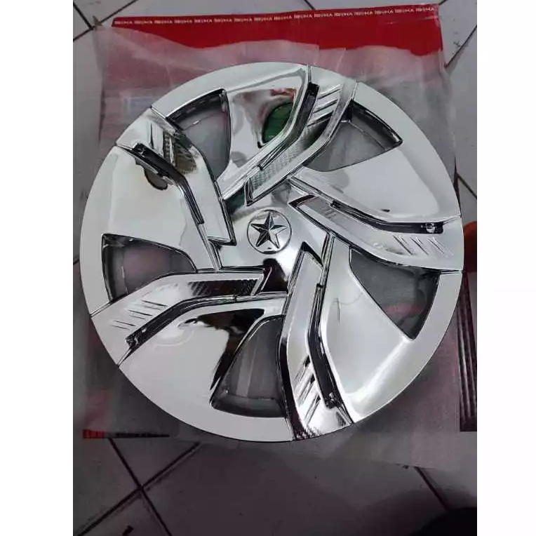 Jual Cover Dop Velg Mobil Universal Ukuran Ring 13 Dan 14 Chrome ...