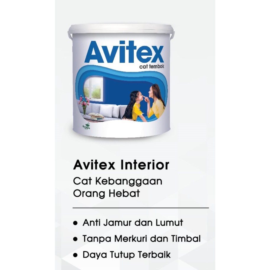 Jual AVITEX INTERIOR mixing CAT Tembok Kemasan 5KG var warna (cream ...