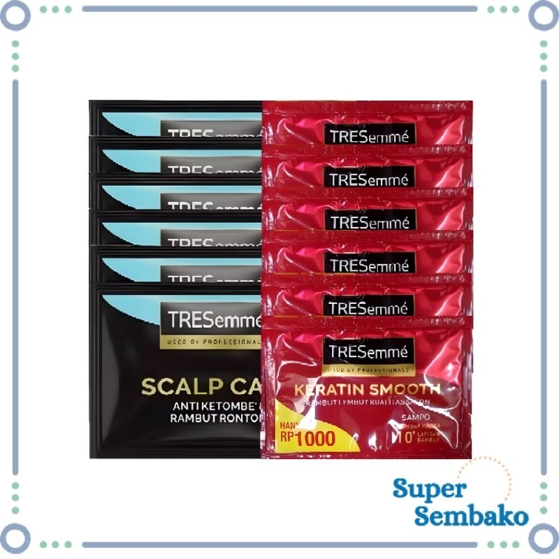 Jual SHAMPO SAMPO TRESEMME SCALP CARE KERATIN SMOOTH RAMBUT RONTOK ANTI ...