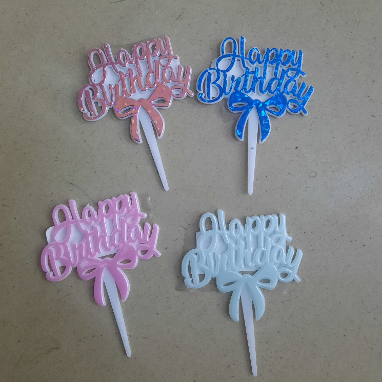 Jual TOPPER HAPPY BIRTH DAY PITA 4,6X4 CM | Shopee Indonesia