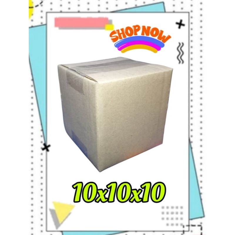 Jual kardus packing UK 10x10x10 kardus polos kardus mini | Shopee Indonesia