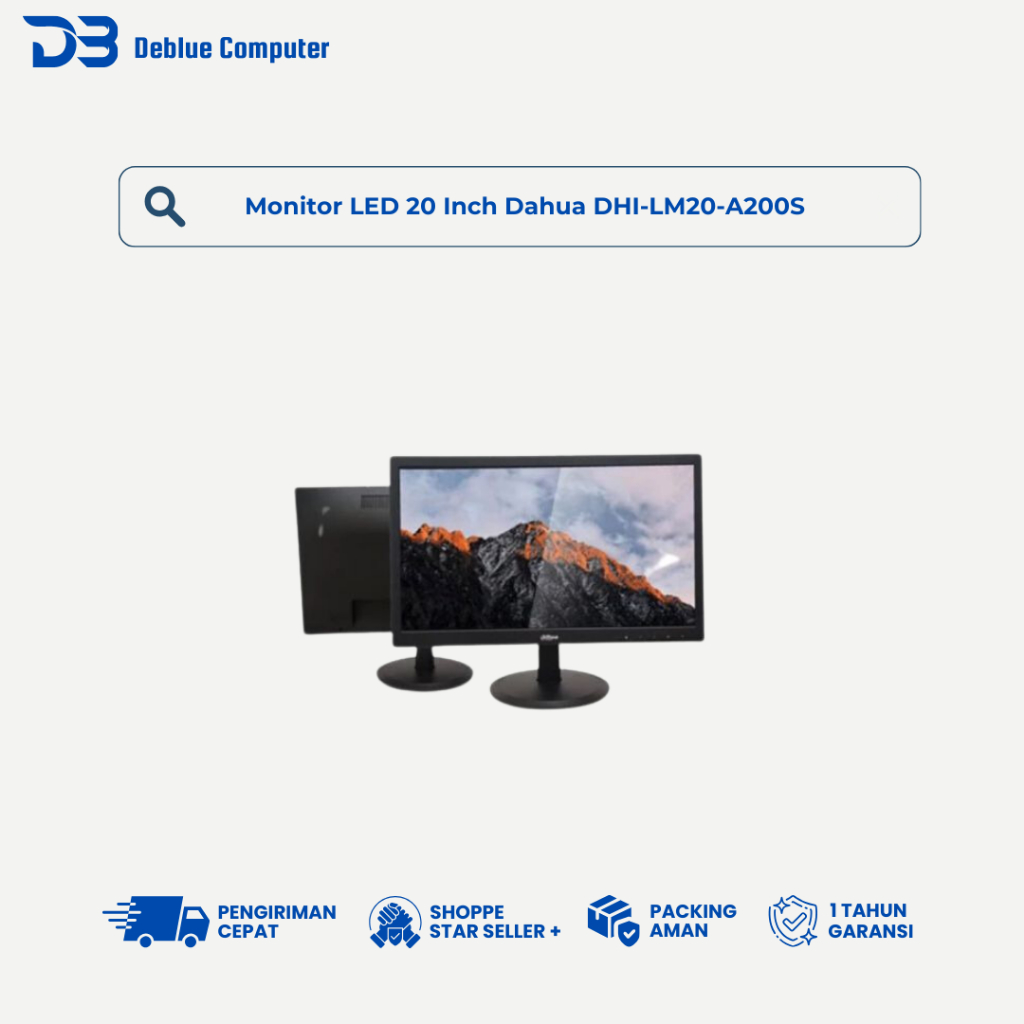 Jual Monitor LED 20 Inch Dahua DHI-LM20-A200S | Shopee Indonesia
