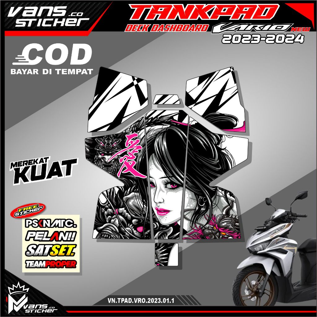 Jual Stiker Dashboard Tankpad VARIO 125 NEW 2023 2024 - VARIASI VARIO ...