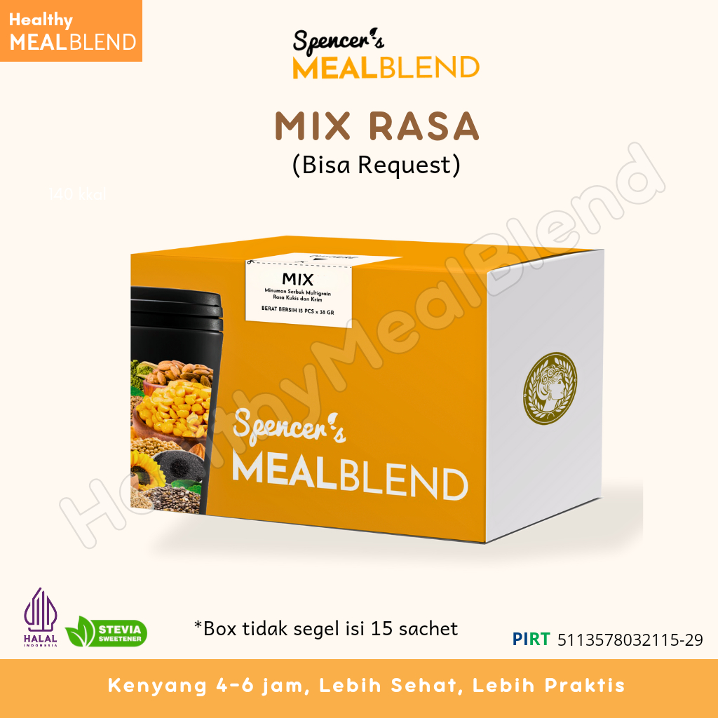 Jual Spencer's Mealblend Multigrain MIX RASA- Meal Replacement (Free ...