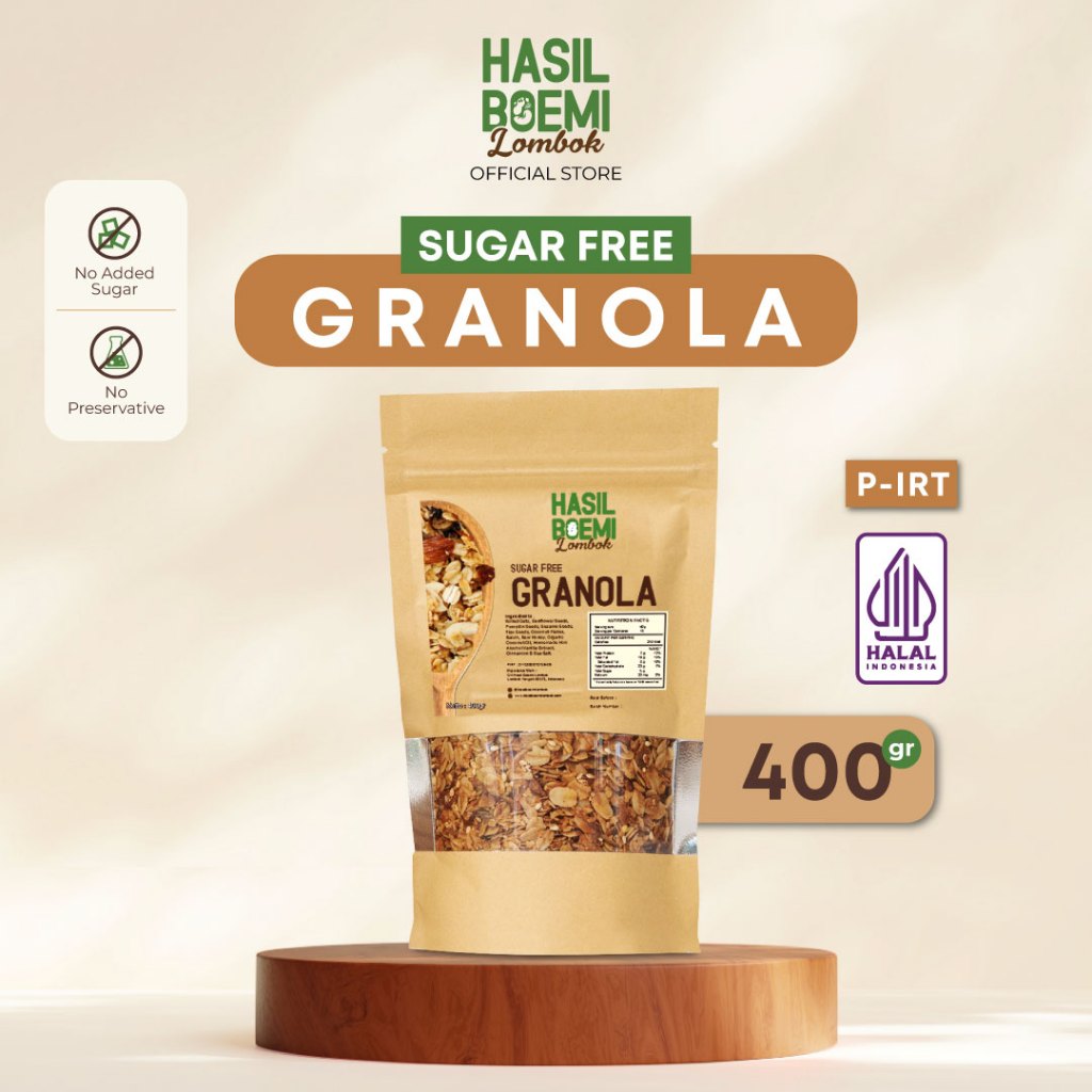 Jual Granola Tanpa Gula / Sugar Free Granola – Sarapan Sehat, Tinggi ...