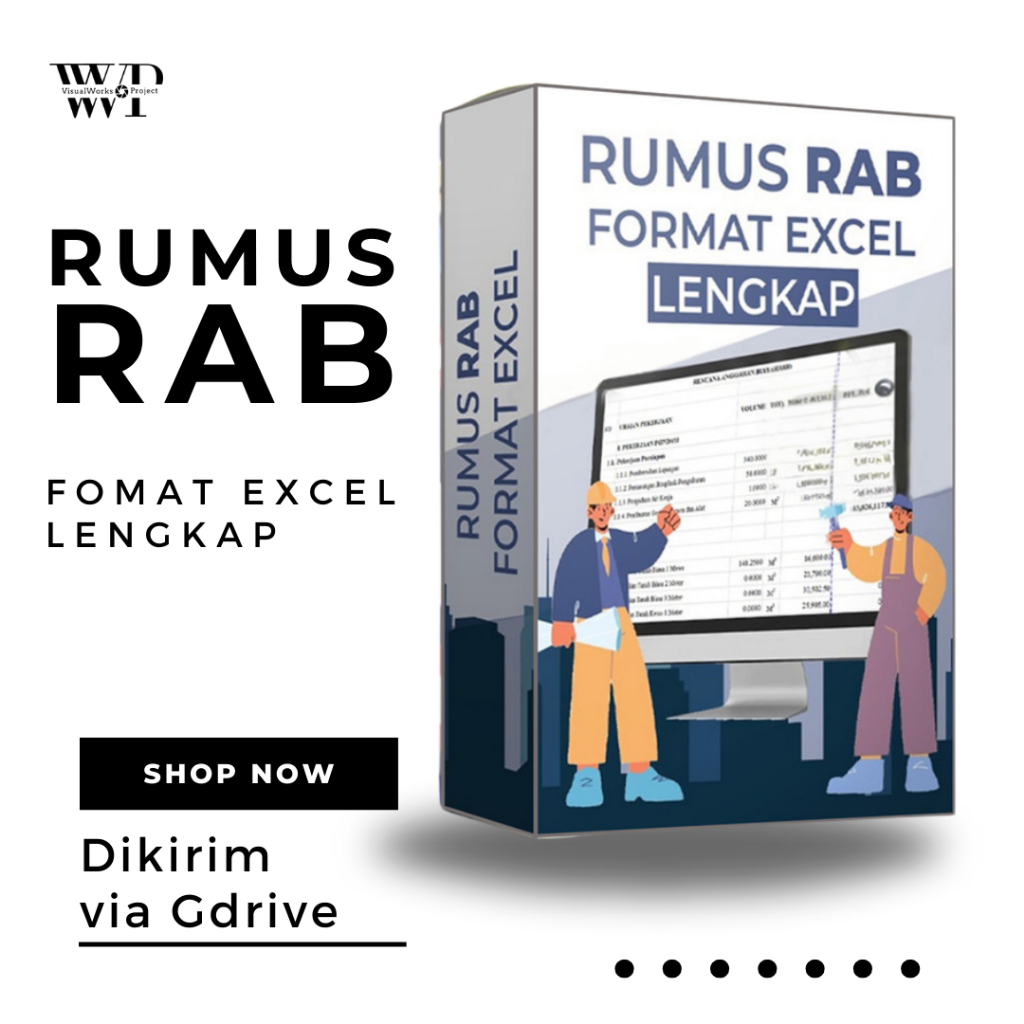 Jual TOOLS RUMUS RAB OTOMATIS EXCEL - Aplikasi Perhitungan Rencana ...