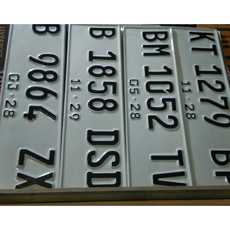 Jual plat nomor mobil standard | Shopee Indonesia