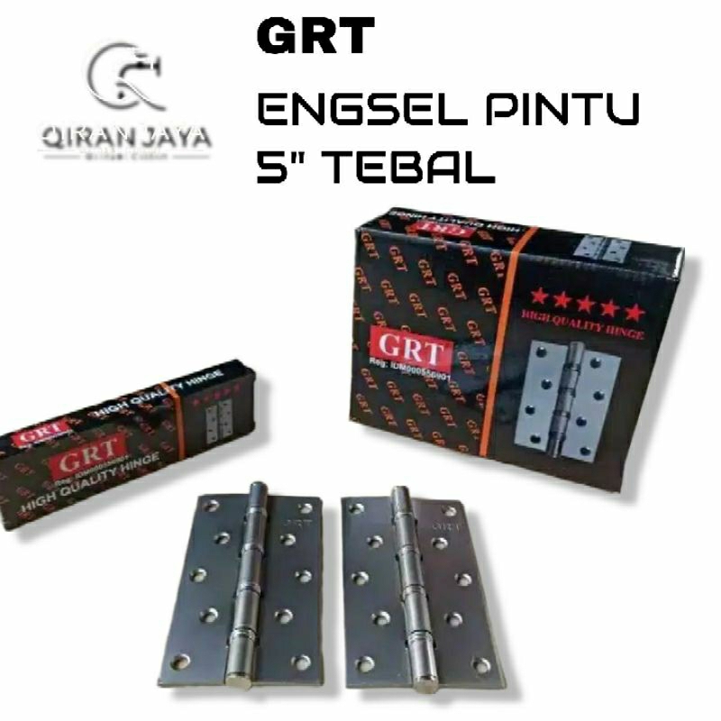Jual Engsel Pintu 5" GRT Tebal 5"x3"x2,5mm | Shopee Indonesia