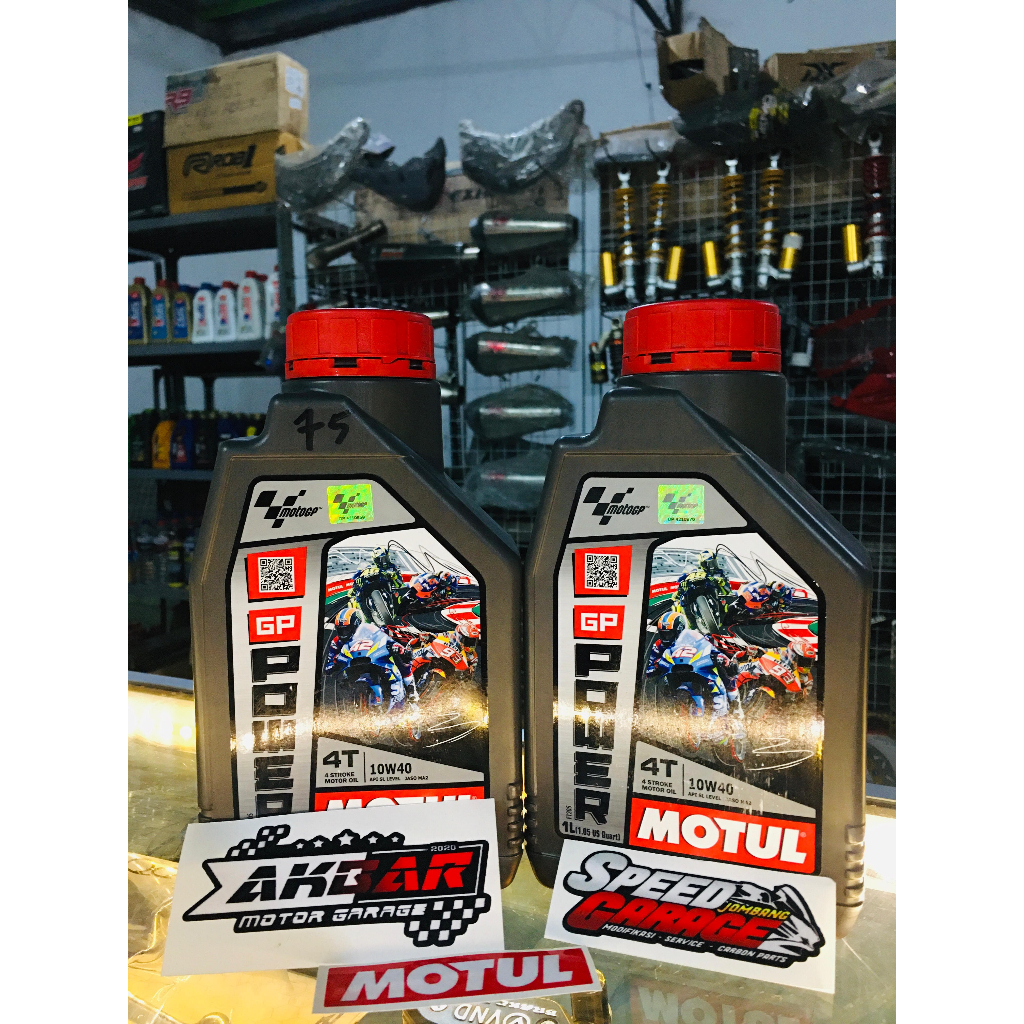 Jual Oli MOTUL GP POWER SAE 10W 40 1L | Shopee Indonesia