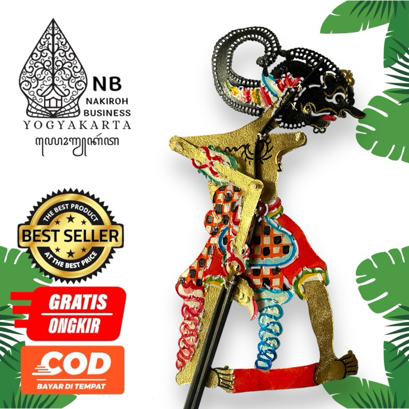 Jual wayang kulit asli werkudara bimasena emas | Shopee Indonesia