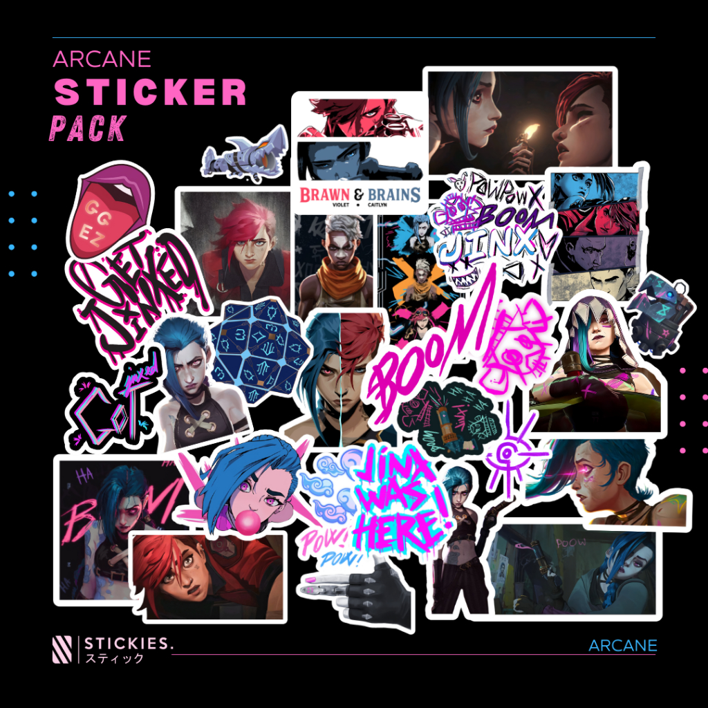 Jual Stiker/Sticker Pack "ARCANE" | High Quality | vinyl | murah ...