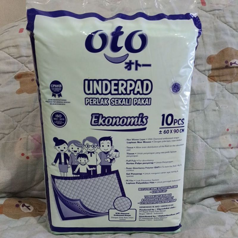 Jual Oto Underpad perlak 60x90cm 10pcs | Shopee Indonesia