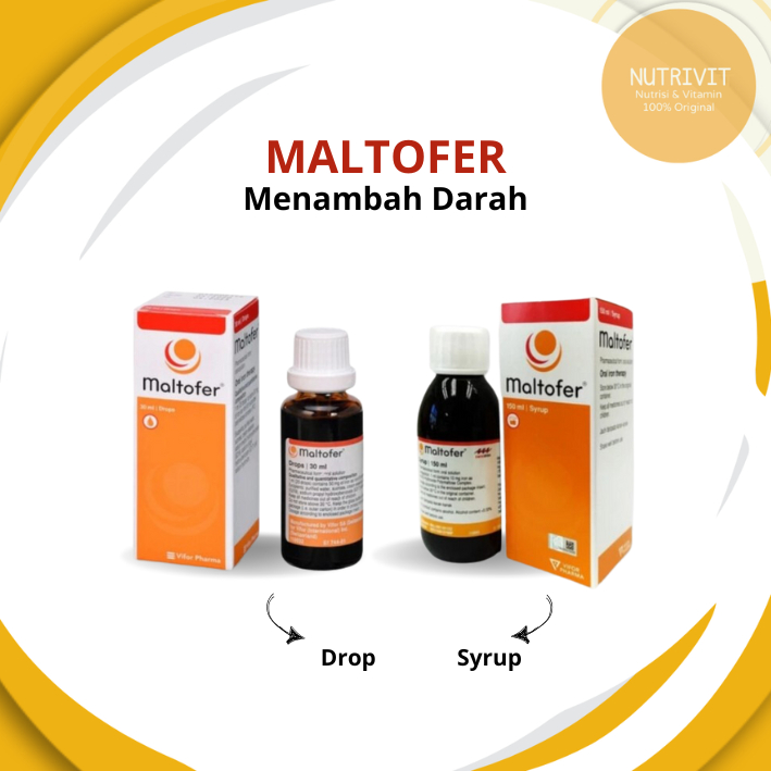 Jual Maltofer DROP/Syrup Zat Besi anti Anemia tambah darah | Shopee ...