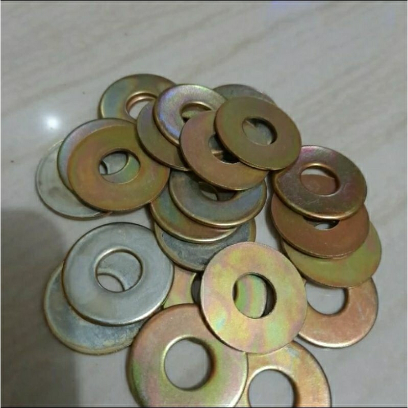 Jual paket 50pcs Ring plat M14 KUNING | Shopee Indonesia