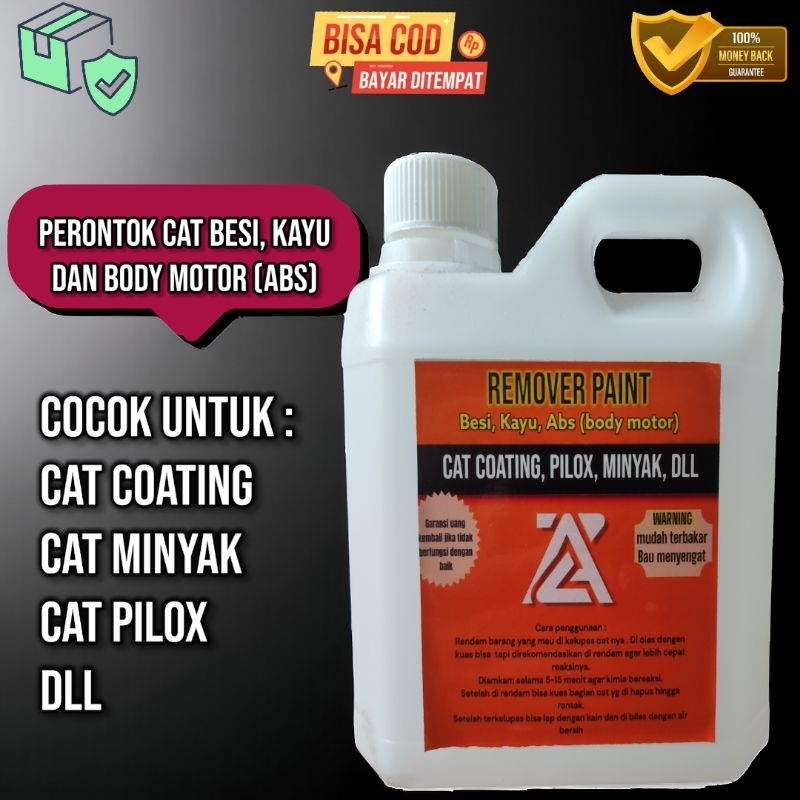 Jual Cairan Perontok Cat Besi, kayu dan ABS Body Motor 1L dan 500ML ...
