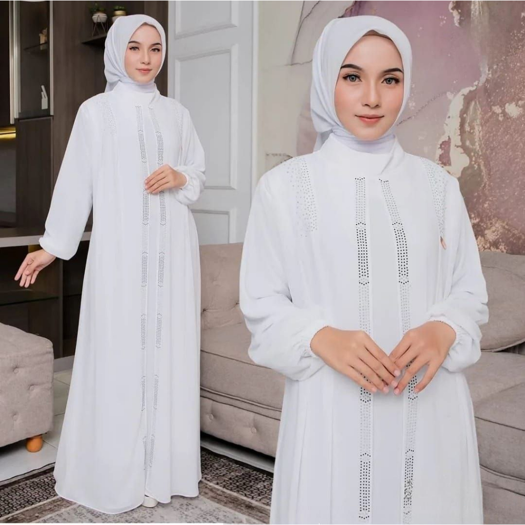 Jual gamis pesta kondangan mewah fashion muslim terkini gamis lebaran ...