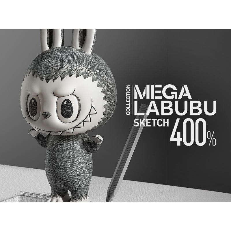 Jual Pop Mart Popmart The Monsters Mega Labubu Sketch 400% Zimomo | Shopee Indonesia