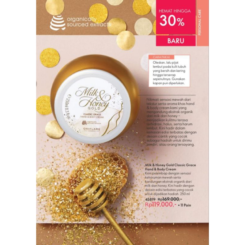 Jual milk & honey classic grace hand& body cream 45819 | Shopee Indonesia