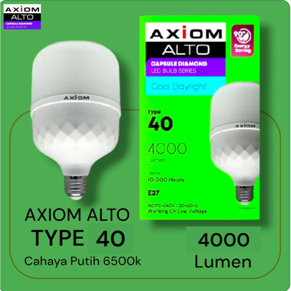 Jual Axiom Alto 40W Lampu LED Cahaya PUTIH Model Tabung Kapsul Capsule Body Jumbo | Shopee Indonesia