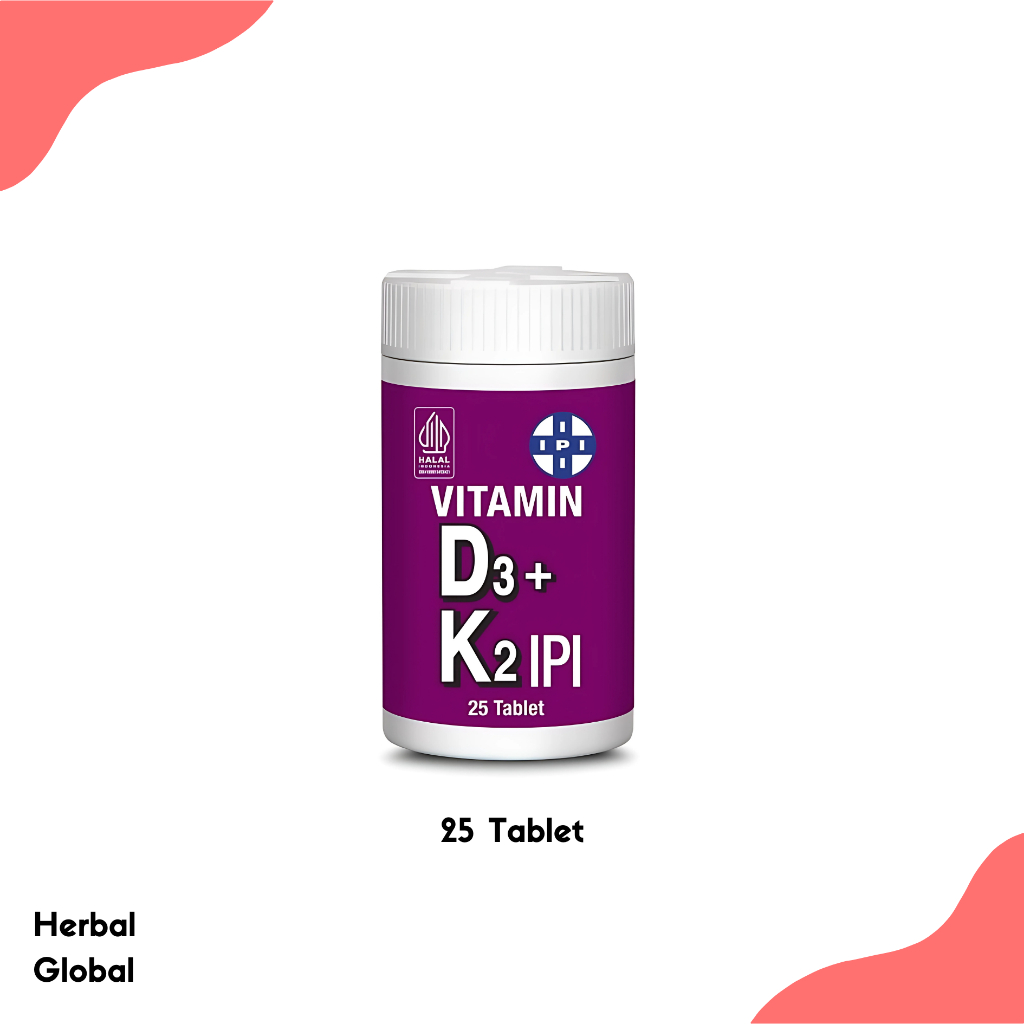 Jual Vitamin D3 + K2 IPI isi 25 Tablet | Shopee Indonesia
