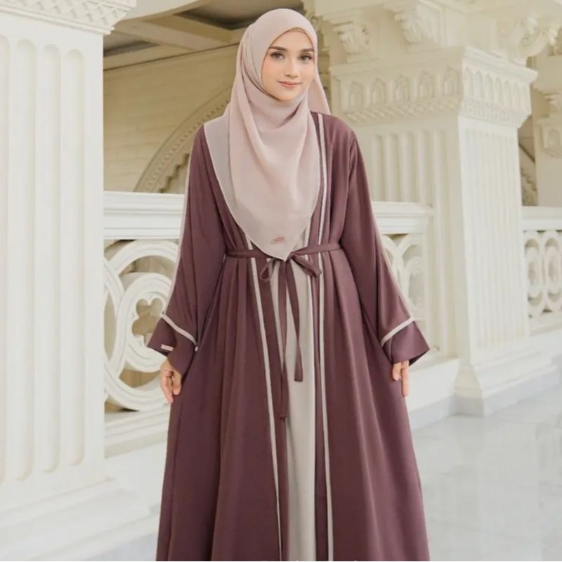 Jual Gamis Abaya Safana Terbaru 2025 | Abaya Turki Kombinasi Warna ...