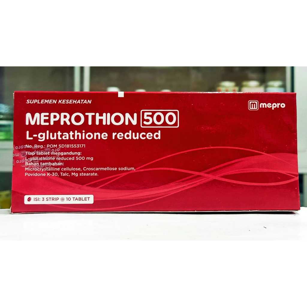 Jual Meprothion 500MG 1 KOTAK ISI 30 TABLET - Menutrisi dan Mencerahkan ...