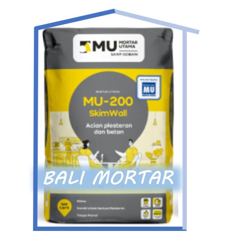Jual MU-200 SkimWall Acian Plesteran dan Beton 40 kg | Shopee Indonesia