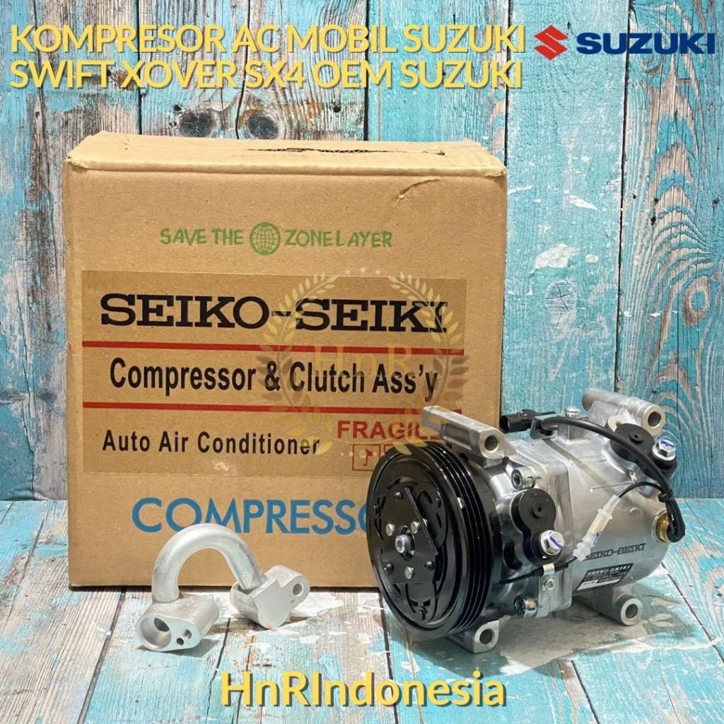 Jual Kompresor AC Mobil Suzuki Swift Xover SX4 COMPRESSOR X-OVER OEM ...