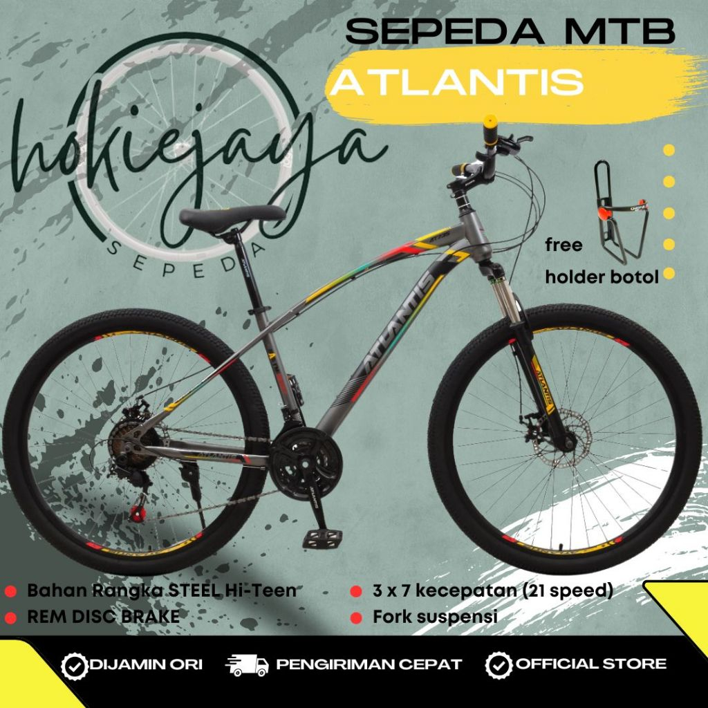 Jual SEPEDA GUNUNG MTB 24" - 26" - 27,5 " ATLANTIS - VELION MTB operan ...