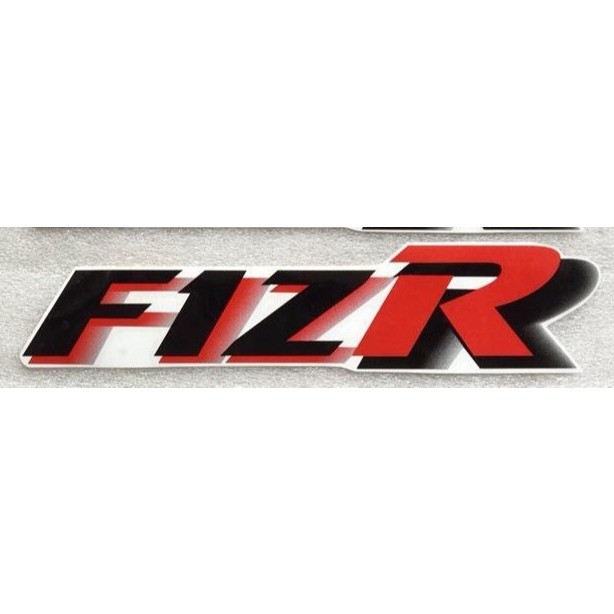 Jual Striping stiker sticker logo FIZR f1zr merah putih kanan kiri ...