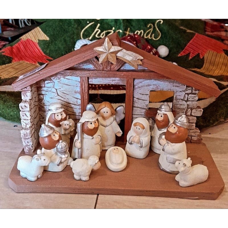 Jual Patung Nativity Set Natal Mini | Shopee Indonesia