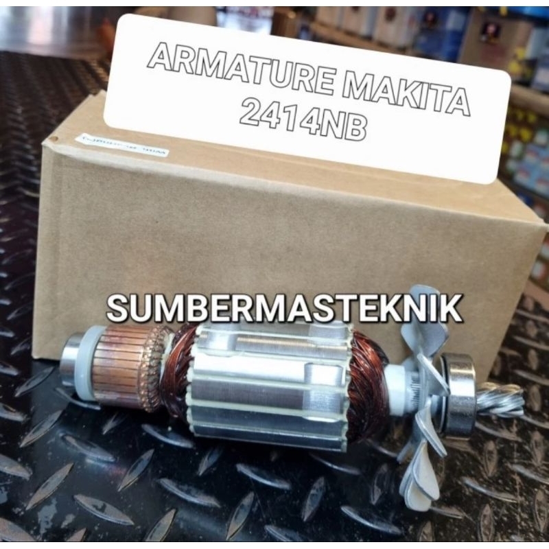 Jual ARMATURE ANGKER MAKITA 2414 NB ARMATUR MESIN CUT OFF 14 INCH ...
